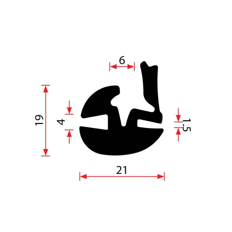 SELF LOCKING RUBBER SMALL - ALP OZ Auto Moulds