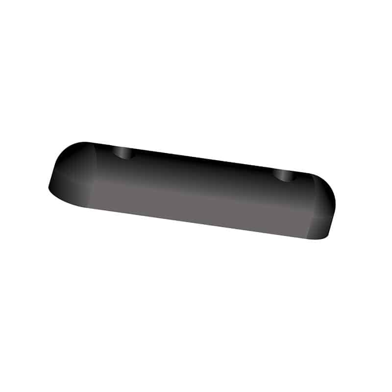 Black Rubber Buffer Strip - 13W x 11.5H x 62L - Pkt 100 - ALP OZ Auto ...